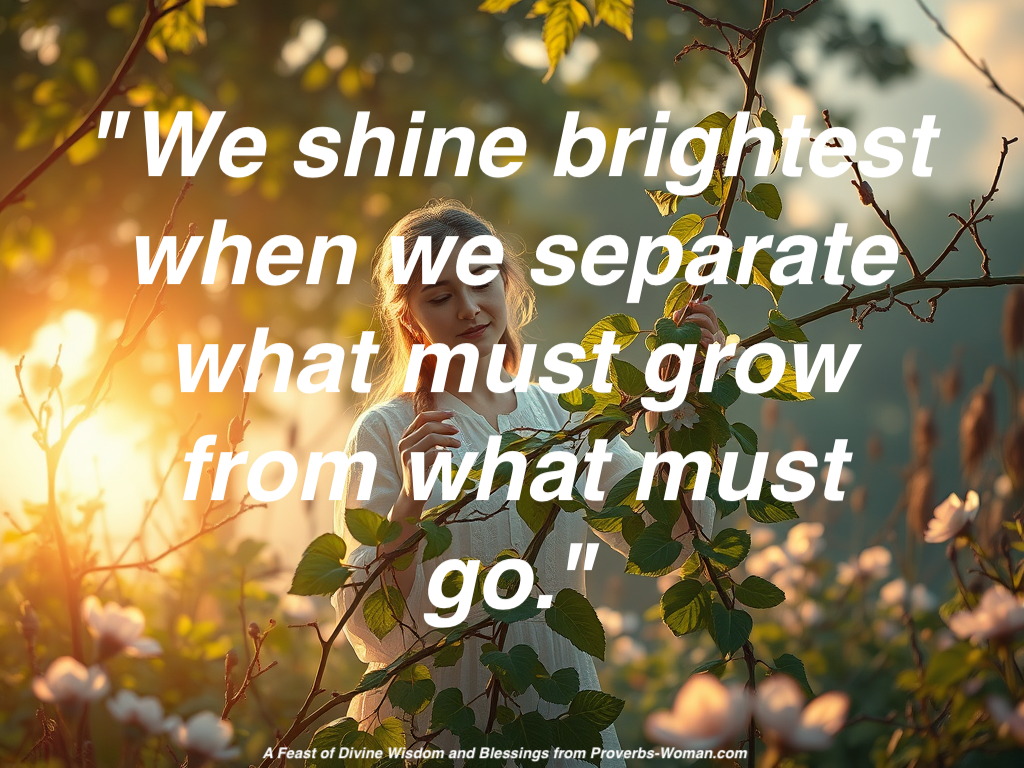Life’s Prunings: Embracing Growth and Letting Go – Proverbs Woman