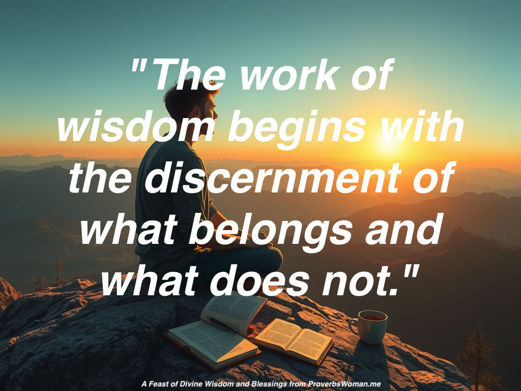 The Art of Discernment: The Power of Deep Reflection – Proverbs Woman